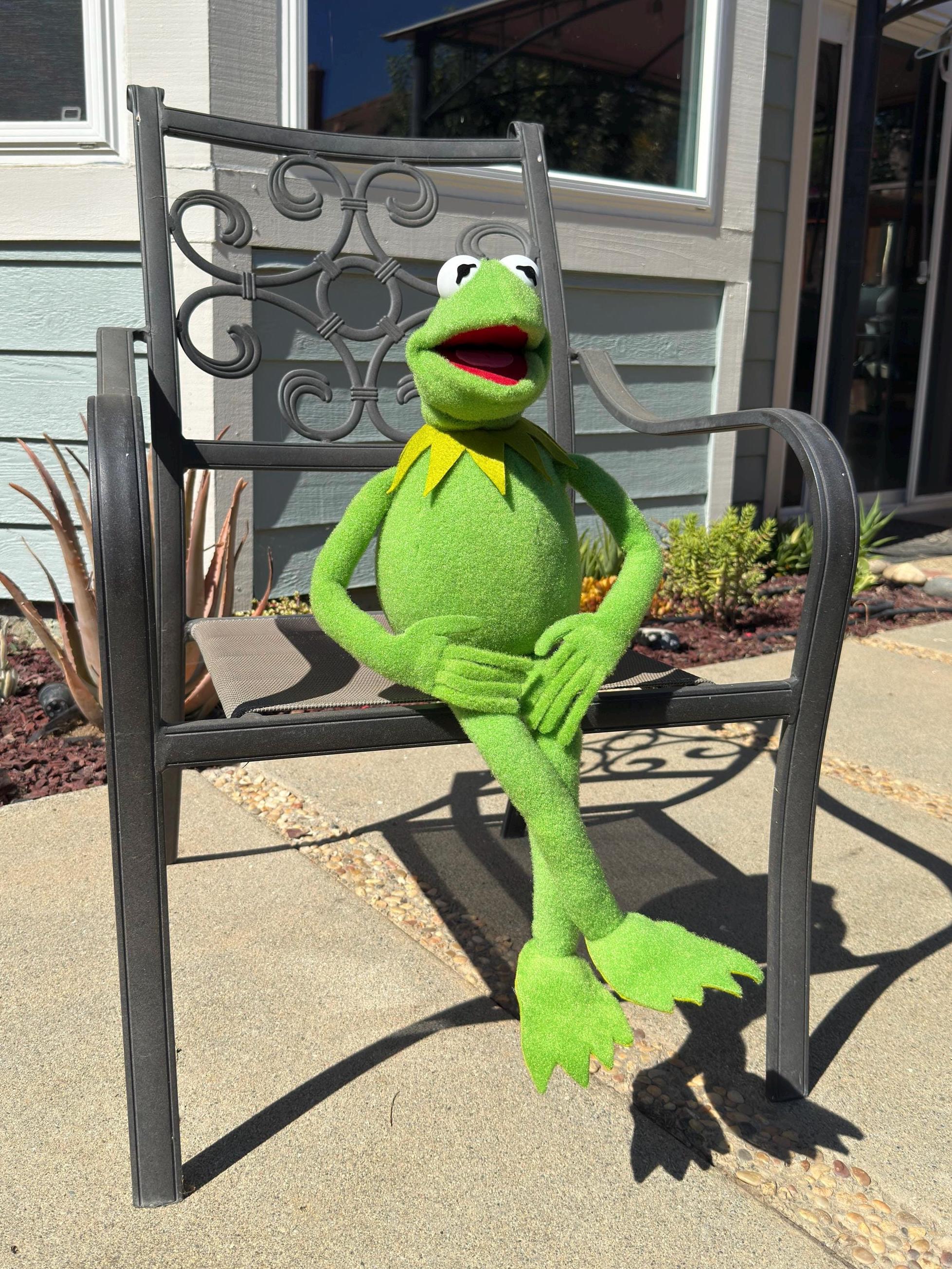 Kermit the Frog Puppet Replica, Hand Built, Arm Rods Included, MADE TO ...