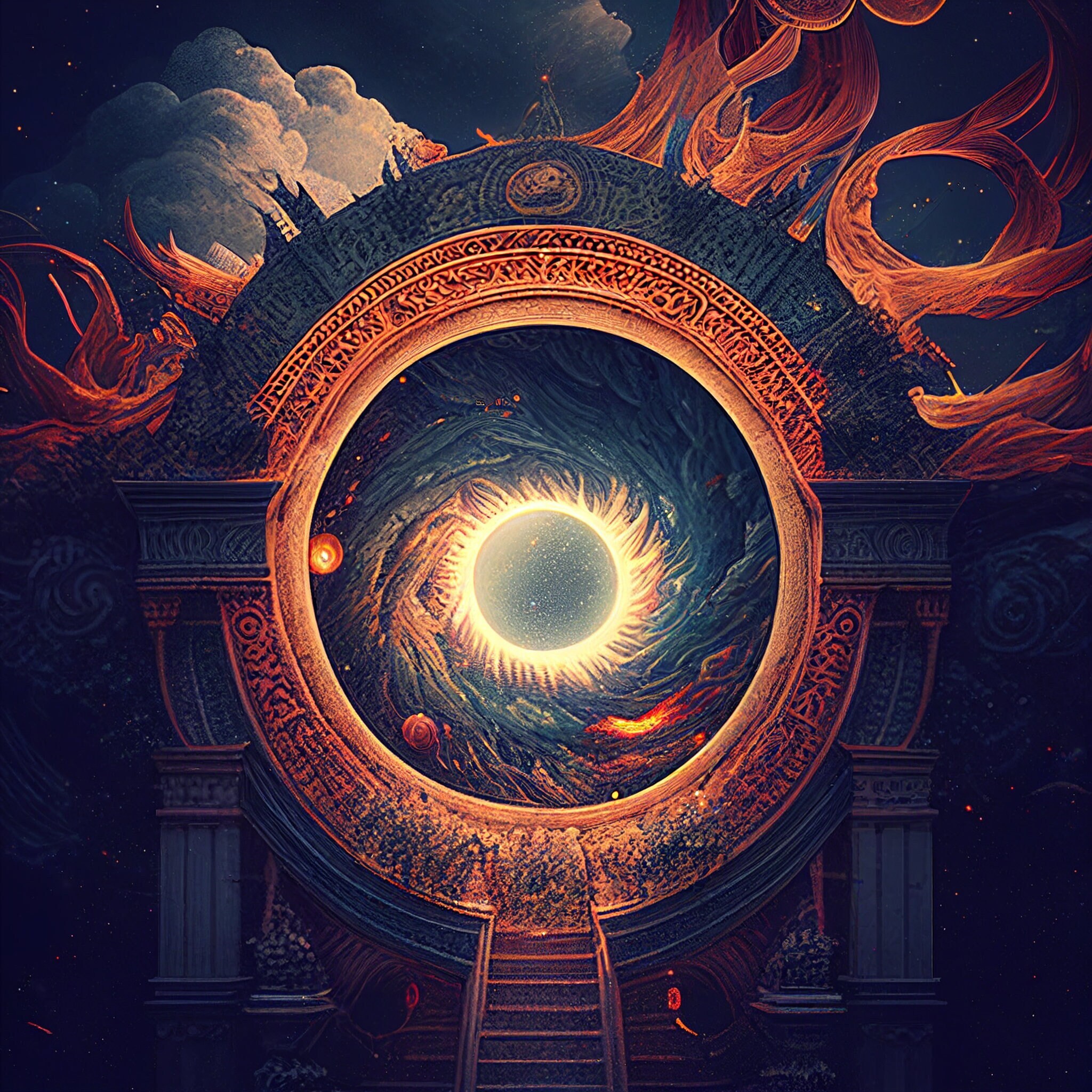 Supernova Sun Tattoo