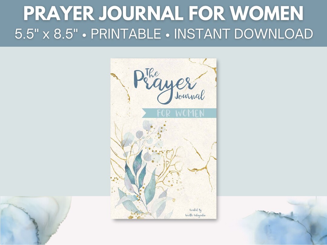Prayer Journal Printable | Bible Study | Gratitude Journal | Digital ...