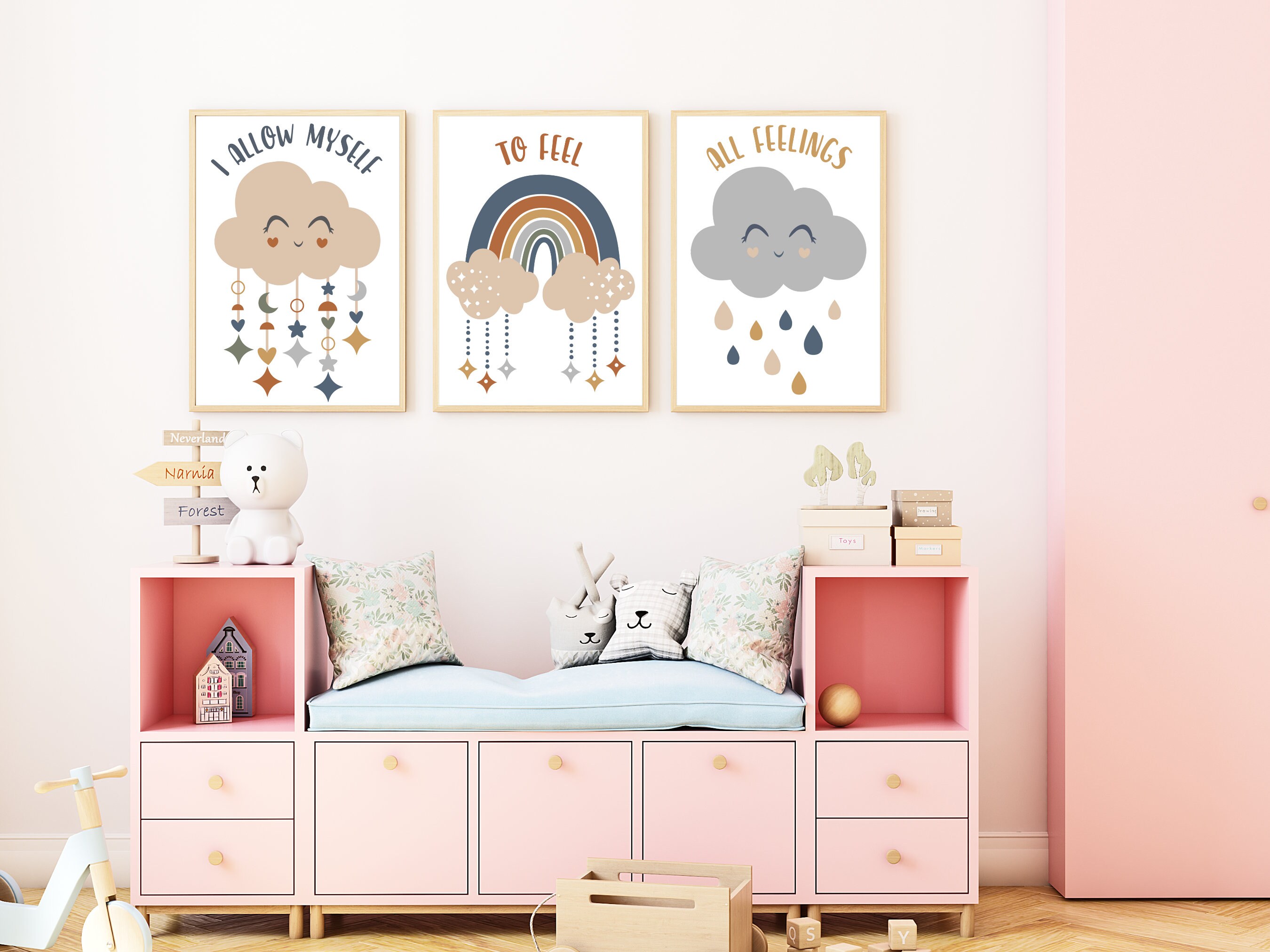 Kids Wall Decor, Printable Classroom Wall Art, Set of 3 Affirmation ...