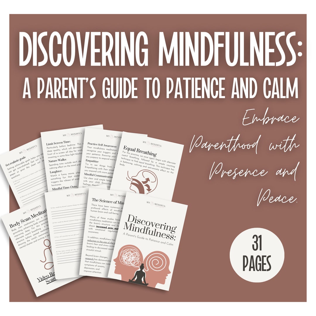 Mindful Parenting Guide, Mindfulness Ebook, Parenting Tips, Conscious ...