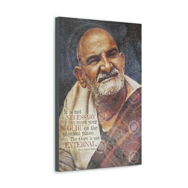 Neem Karoli Baba - Maharaj-ji - Canvas Gallery Wraps - Free Shipping ...