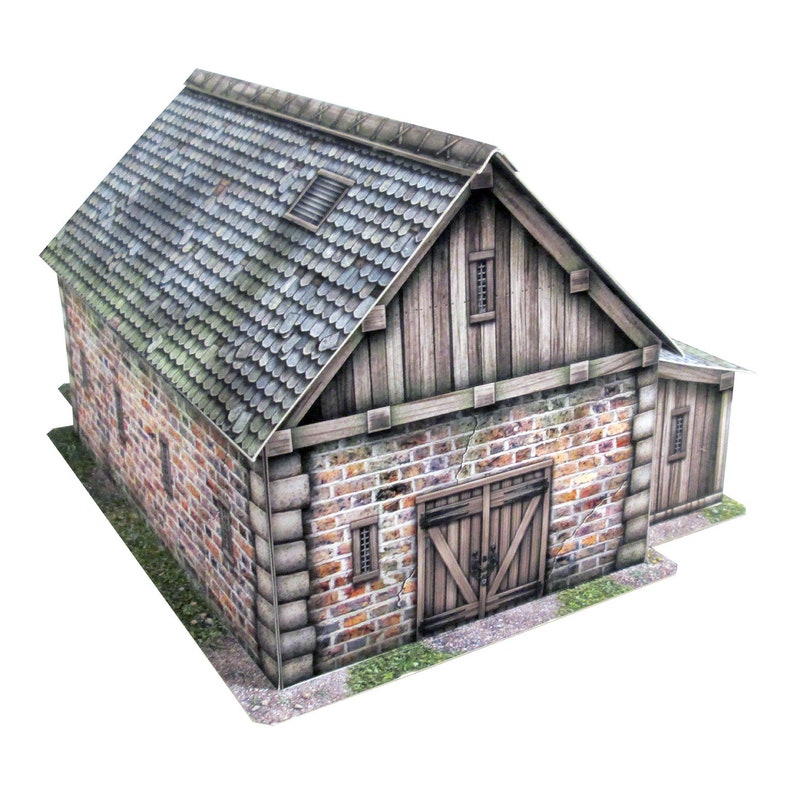 The Depot - 28mm Scale Card Model Kit [PDF Files Only] - Etsy