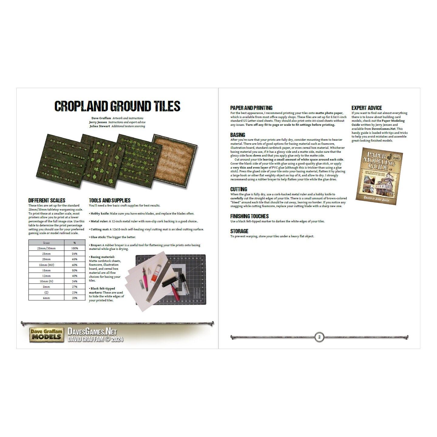 Cropland Ground Tiles - 28mm Scale Card Terrain Kit [JPG Files Only] - Etsy