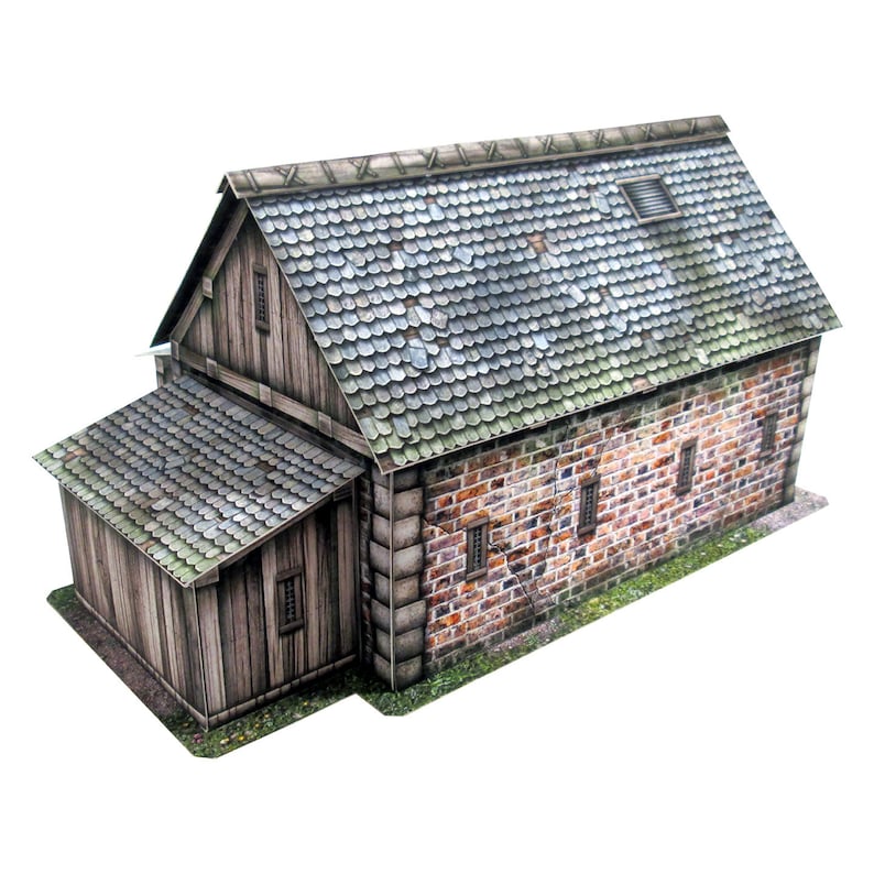The Depot - 28mm Scale Card Model Kit [PDF Files Only] - Etsy