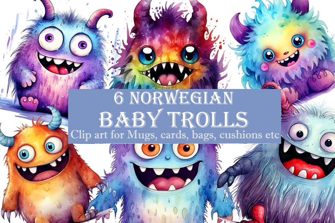 TROLLS 6 PNG Transparent Clipart Images, Digital Download, Printable ...