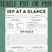 Fillable IEP at A Glance Forms: SPED Teacher Planner (PDF Downloadable ...