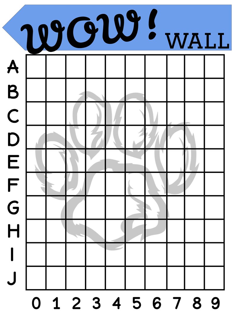 WOW Wall Classroom Reward Chart: Student Motivation (digital Download ...