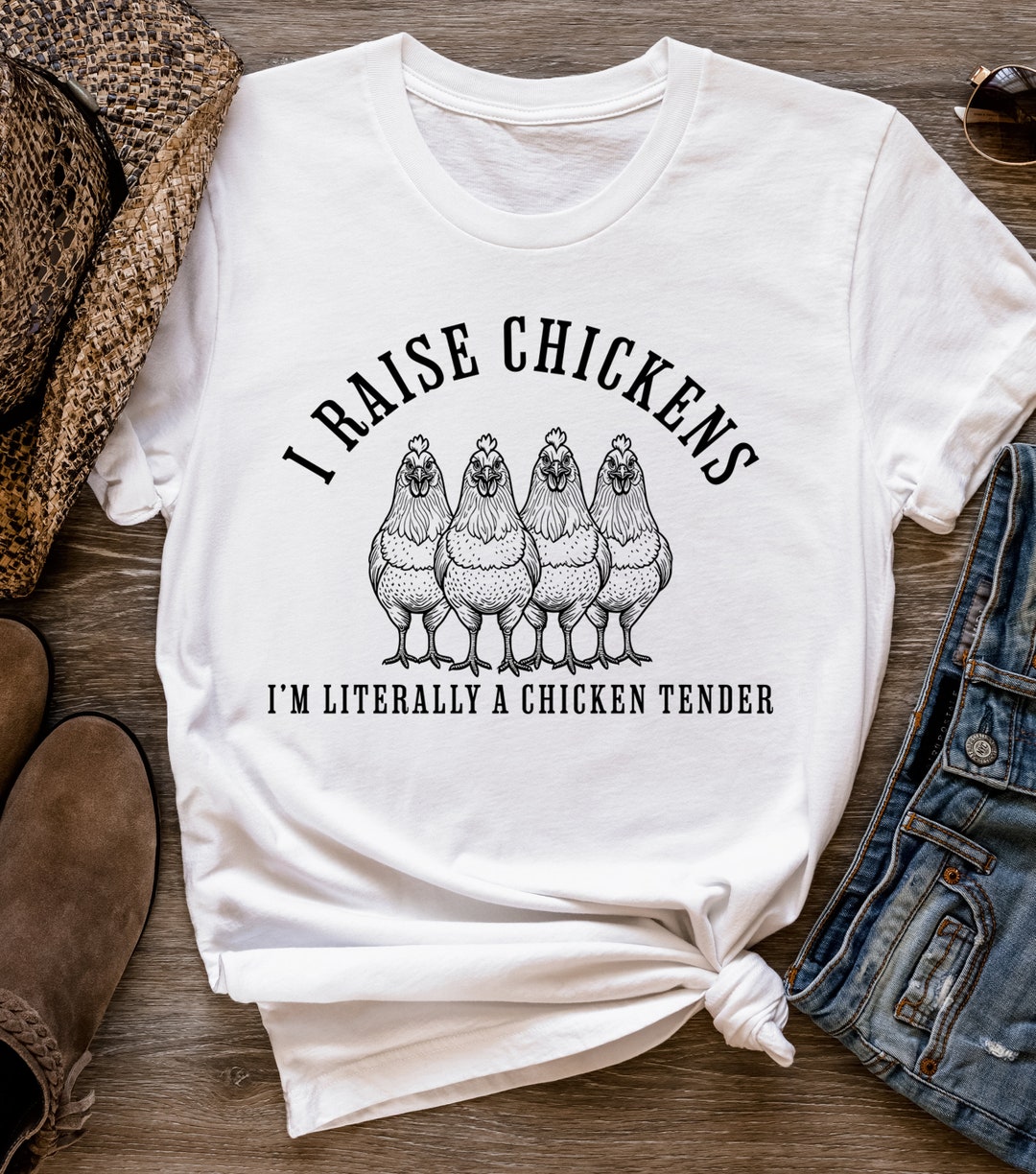 Funny Chicken Shirt Chickens Shirt Chicken Girl Shirt Chicken Lover Tee ...