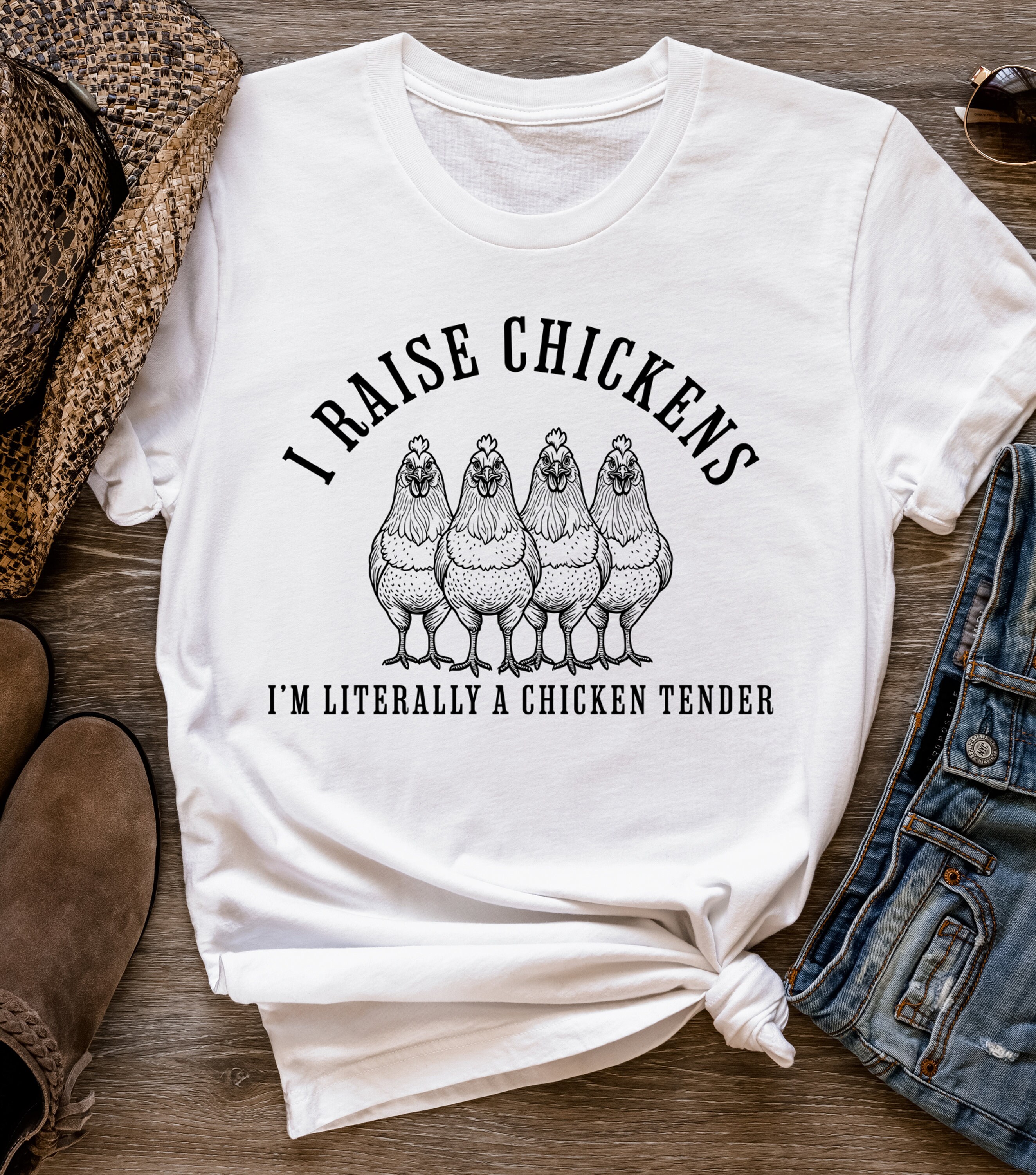 Funny Chicken Shirt Chickens Shirt Chicken Girl Shirt Chicken Lover Tee ...