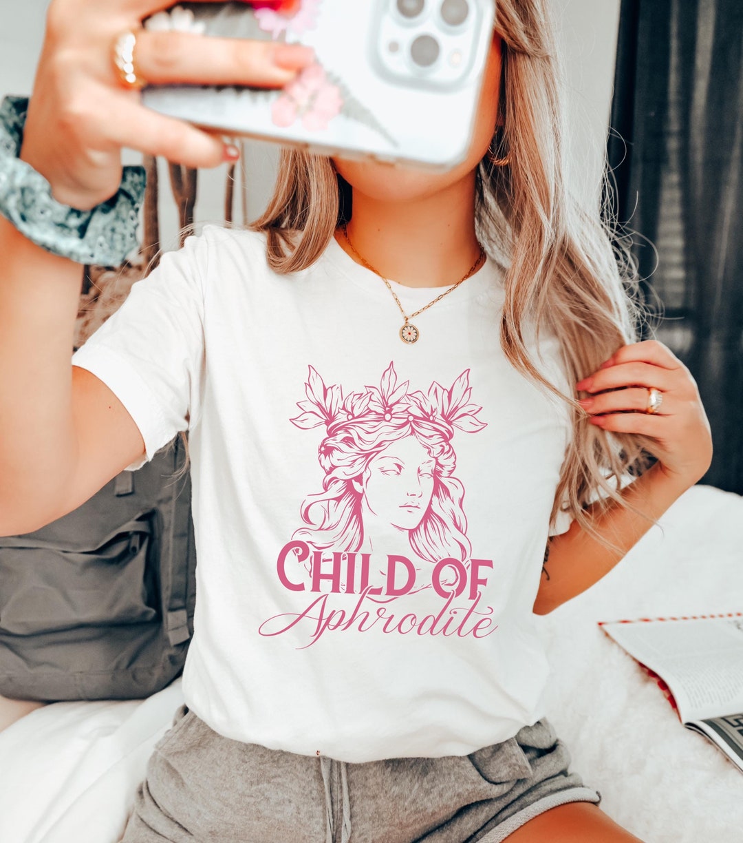 Child of Aphrodite Shirt Greek Mythology Tee Aphrodite Goddess of Love ...