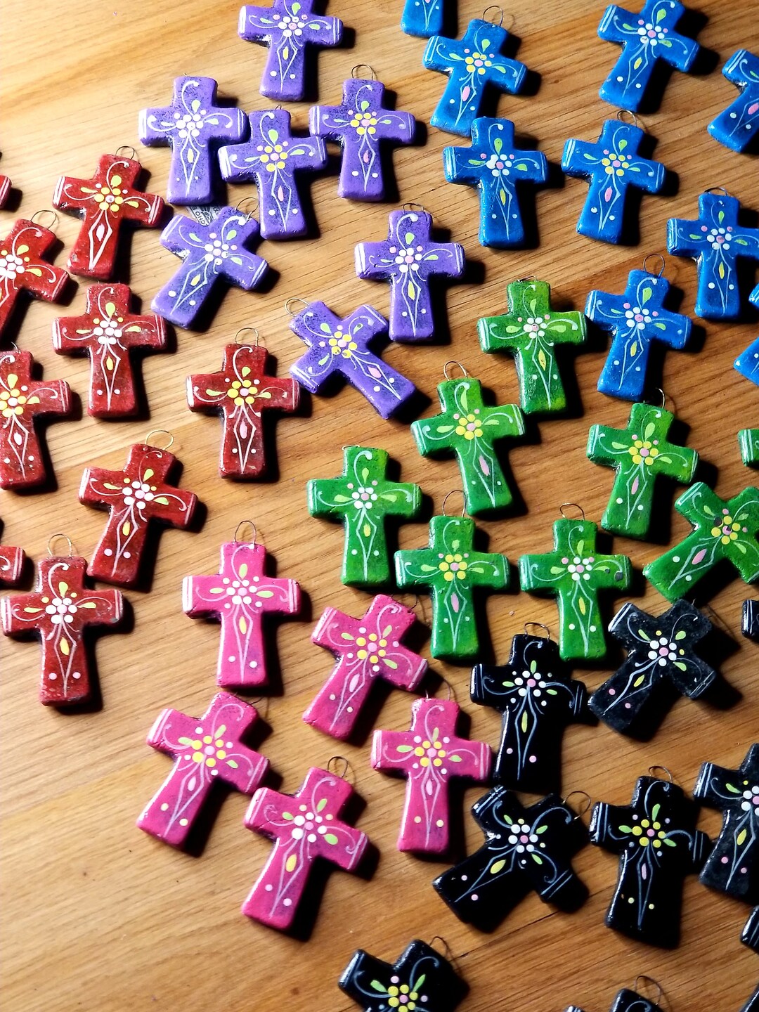 Mini Cruz/ Terra Cotta Cruz De Barro/ Hecha En Mexico / Catholic - Etsy