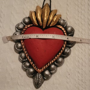 Corazon De Barro Hecho En Tonal, Wall Decor, Hand Made, Mexican Gift ...