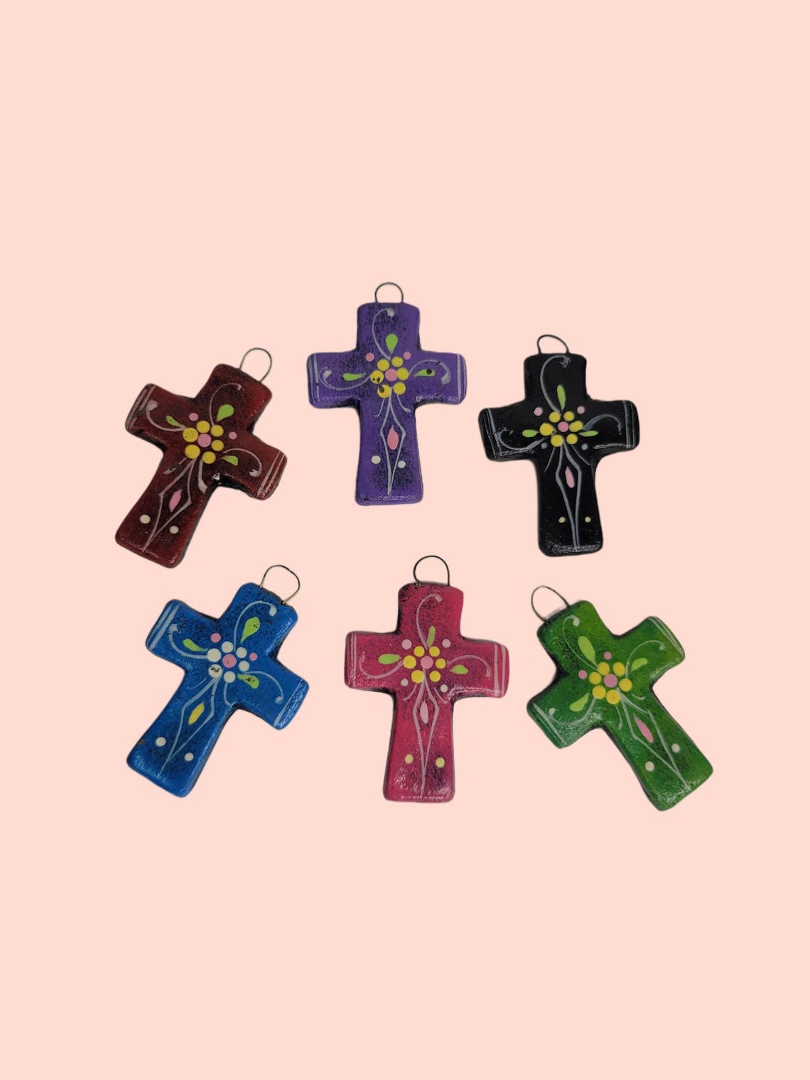 Mini Cruz/ Terra Cotta Cruz De Barro/ Hecha En Mexico / Catholic - Etsy