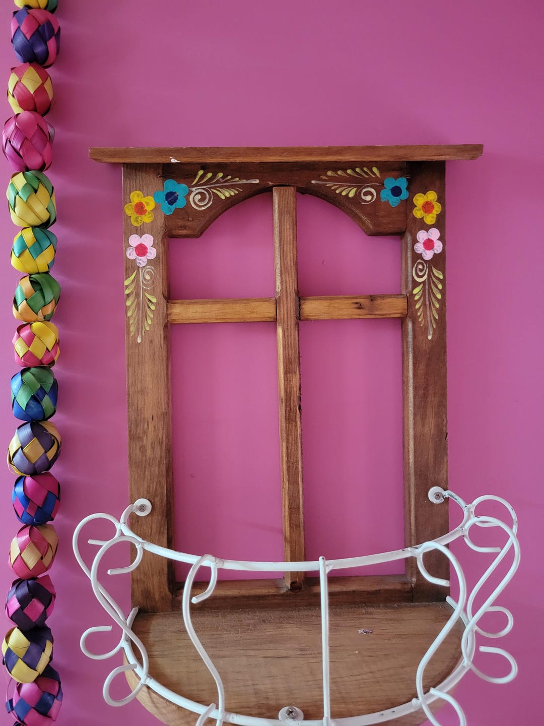 Balcon De Madera, Mexican Balcony, Hand Made, Mexican Home Decor, Hecho ...