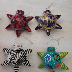 Pinatas De Barro, Esferas, Artesanias, Navidad Mexicana, - Etsy