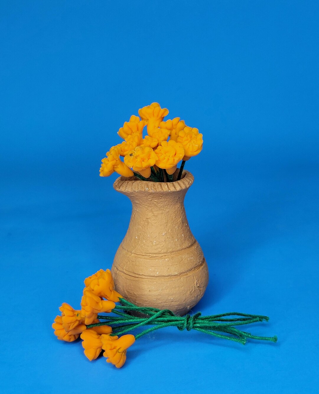 Mini Flores Dia De Los Muertos, Cempasuchil, Ofrenda Dia De Los Muertos ...