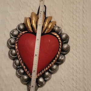 Corazon De Barro Hecho En Tonal, Wall Decor, Hand Made, Mexican Gift ...