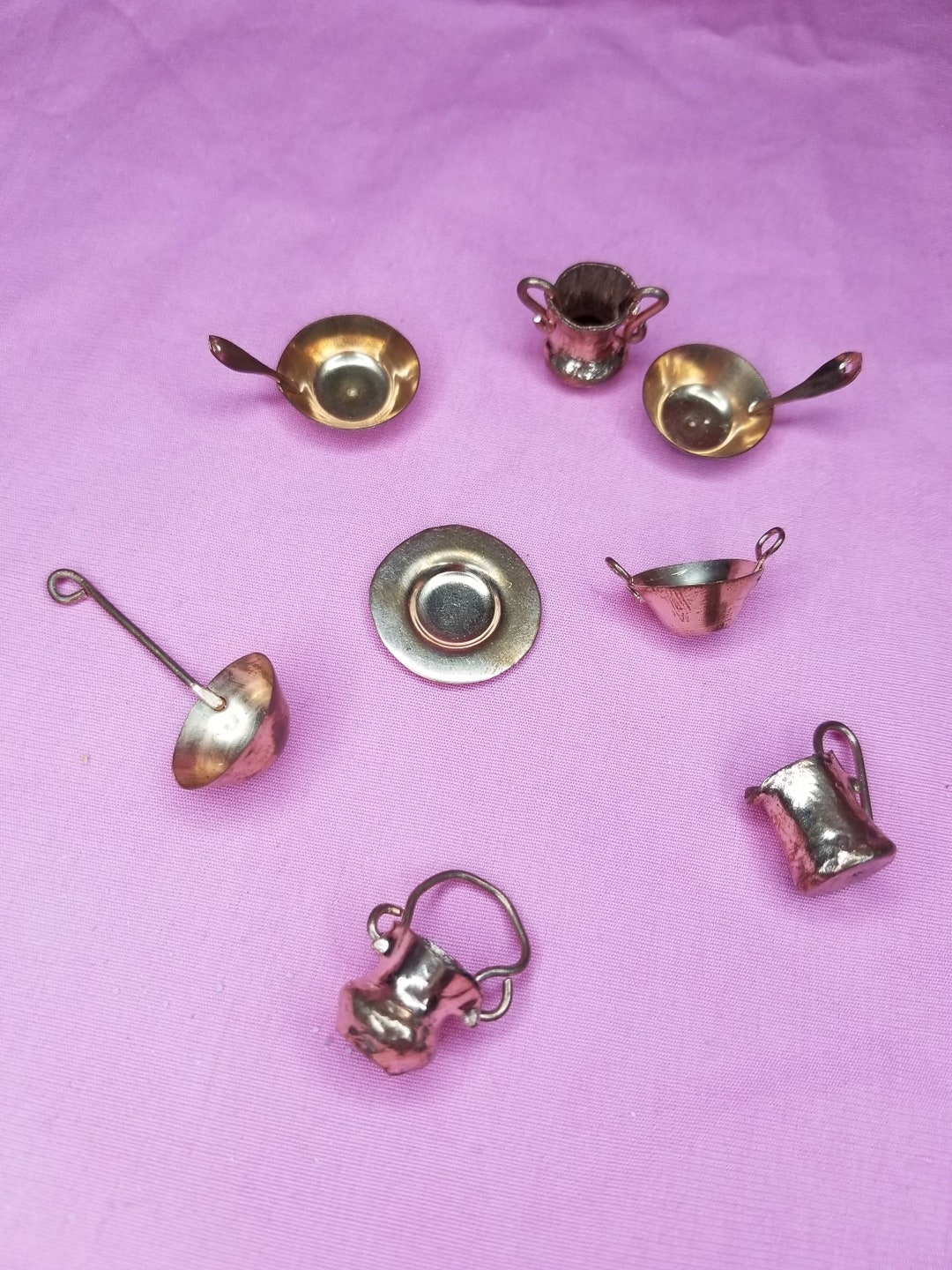 Mini Caso De Cobre Miniature Copper Cookware, 100% Authentic Copper ...