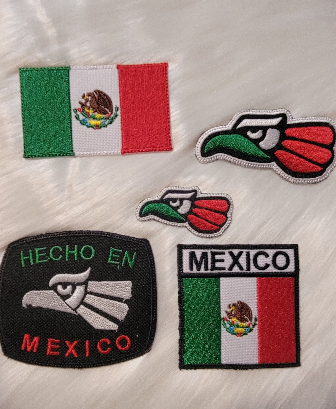 Mexico Parches, Mexico Iron on Patches Handmade Easy to Apply Iron/sew ...