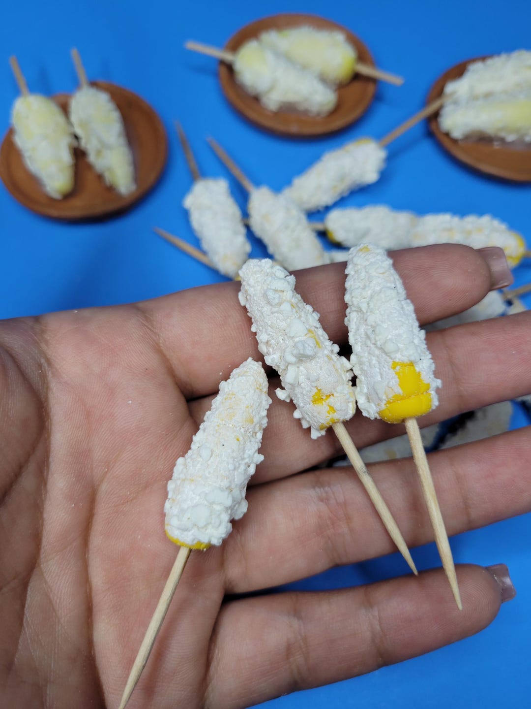 Mini Elote Comoda Para Altar De Muertos, Mini Corn, Miniature Food ...