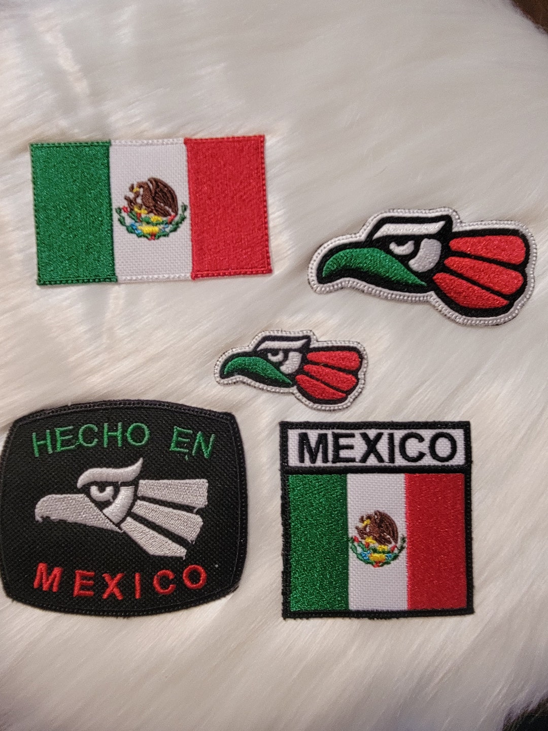 Mexico Parches Mexico Iron on Patches Handmade Easy to Apply - Etsy