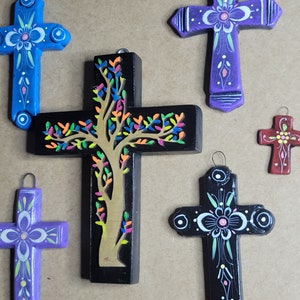 Cruzes De Barro, Cruz De Madera, Cruz Hechas En Mexico - Etsy