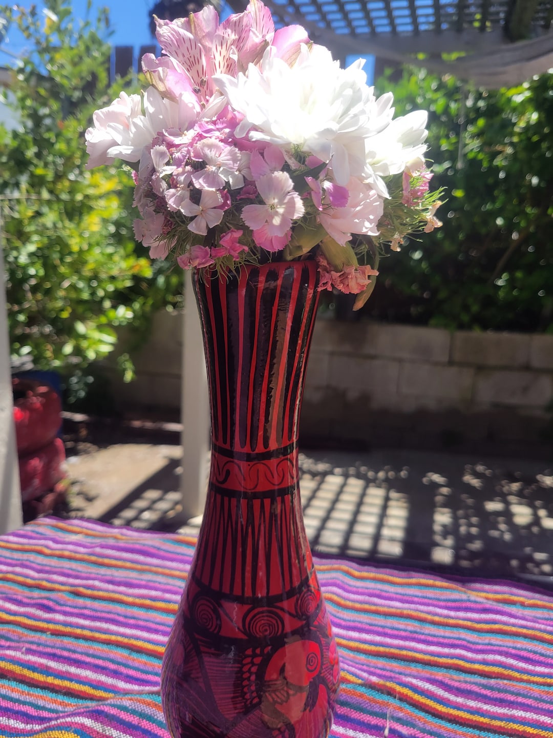 Flowers De Barro De Guerrero Hecho a Mano Hecho En Mexico - Etsy