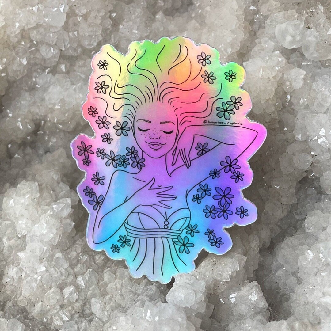 Manifest Sticker Self Love Sticker Mindfulness Sticker Holographic ...