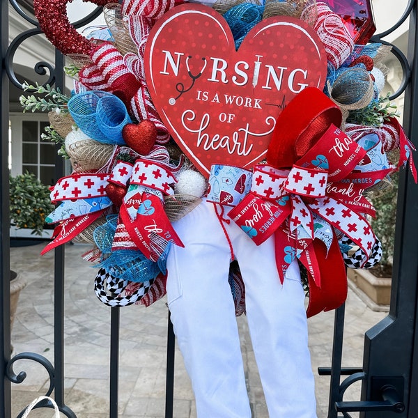 Nurse Wreath - Etsy