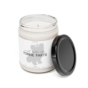 Yorkie Farts Candle, Yorkie Dog Mom, Funny Yorkie Gift, Yorkie Candle ...