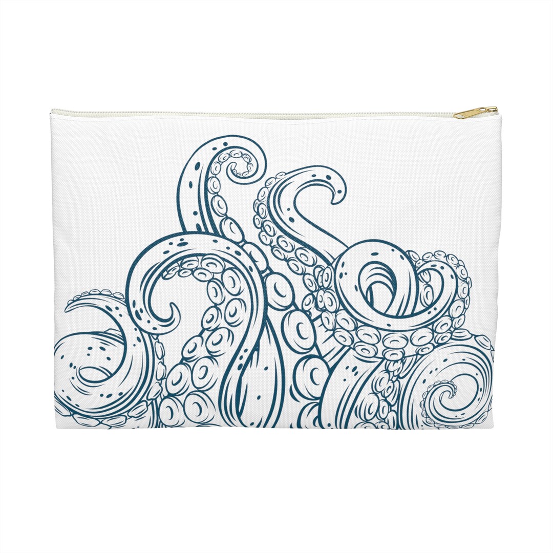 Ocean Inspired Octopus Clutch, Octopus Tentacle Coin Purse, Two Perfect ...
