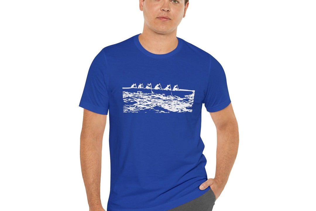 OC6 Outrigger Canoe Paddling Graphic Print T-shirt, Hawaiian Outrigger ...
