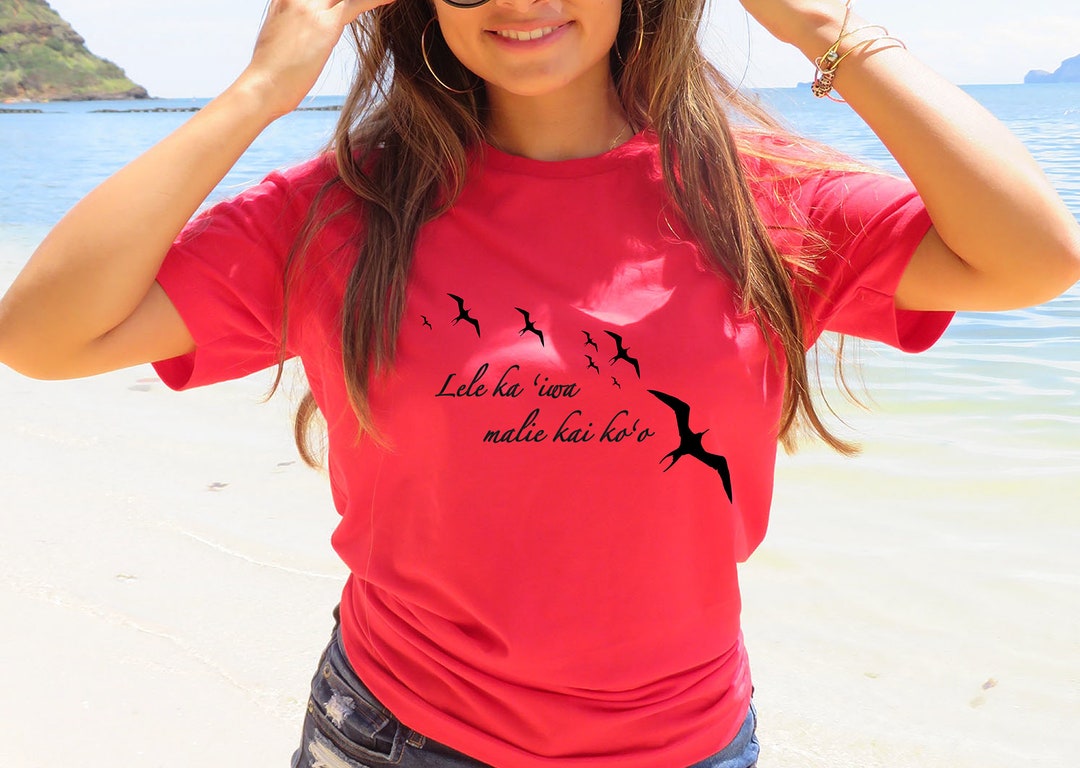 Iwa Bird Hawaiian Island Shirt, Hawaiian Frigate Bird Tshirt, Hawaiian ...