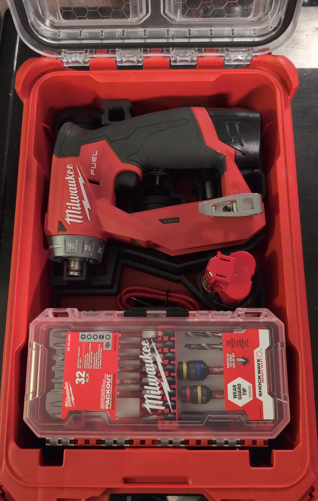 Milwaukee M12 Installation Drill/driver Packout Compact Organizer ...