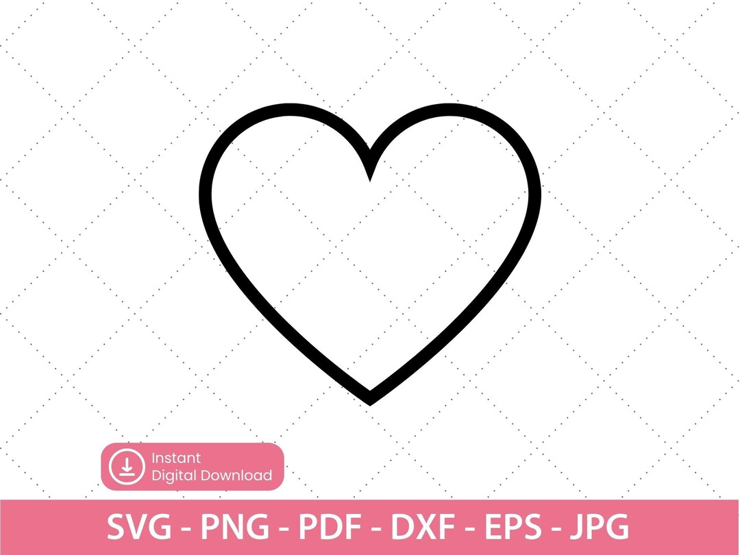 Heart SVG PNG PDF Instant Download, Love Svg Bundle, Svg Files for ...
