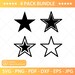 Star SVG Bundle 4 Pcs PNG PDF Instant Download Star Png Svg - Etsy
