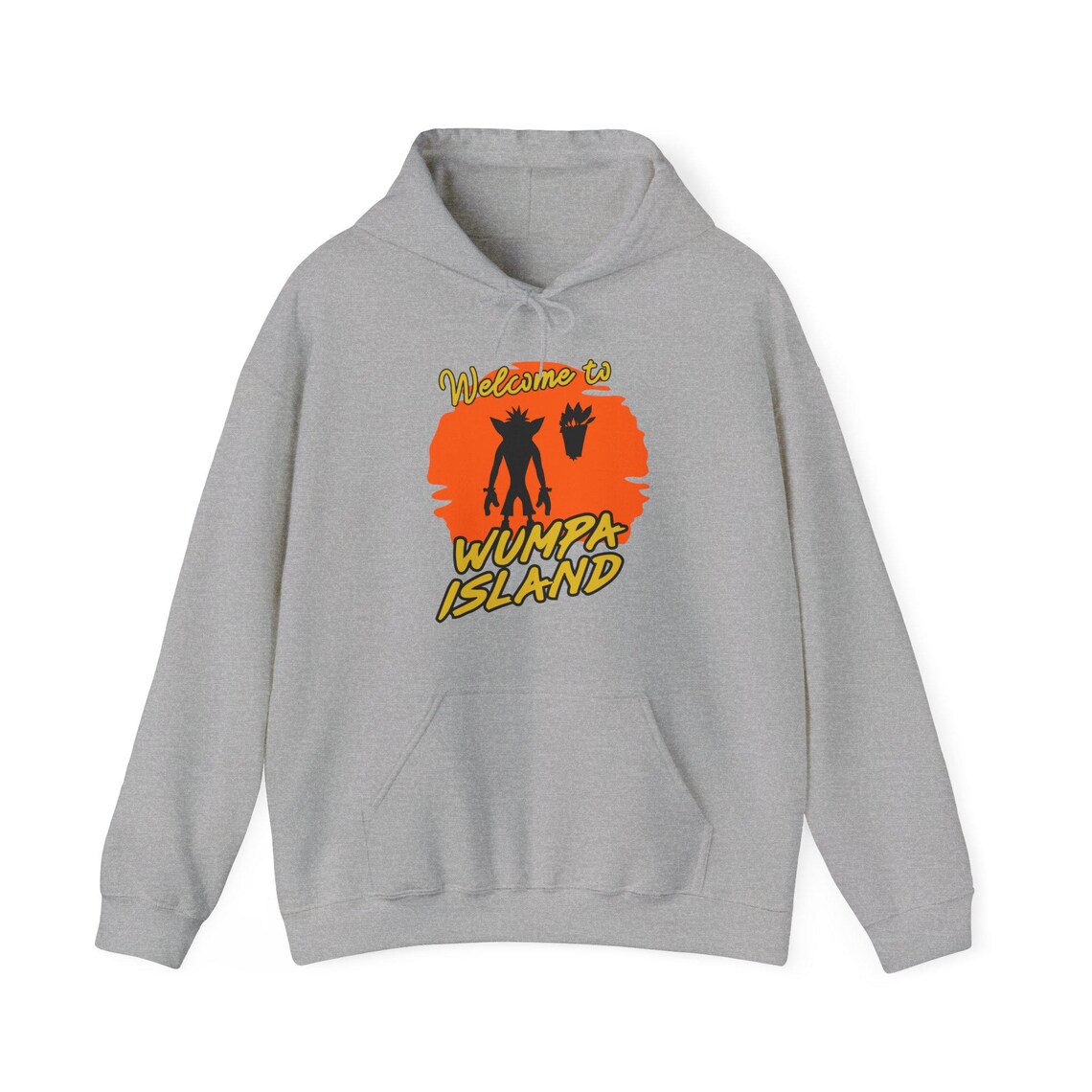 Wumpa Island Hoodie: Crash Bandicoot Pullover Sweatshirt - Etsy