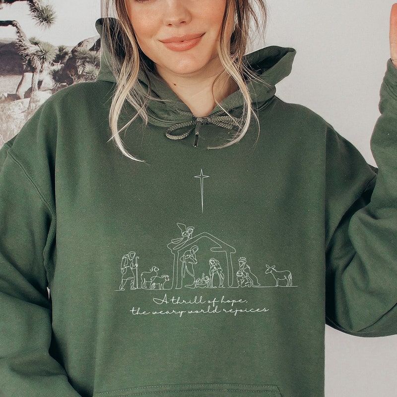 Christmas Hoodie - Etsy