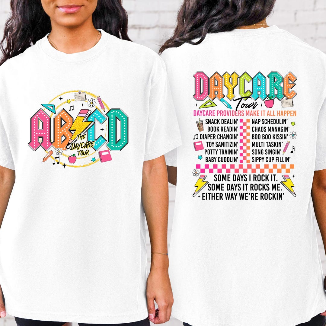Comfort Retro Daycare Tour Shirt,daycare Shirt,daycare Worker Gift ...