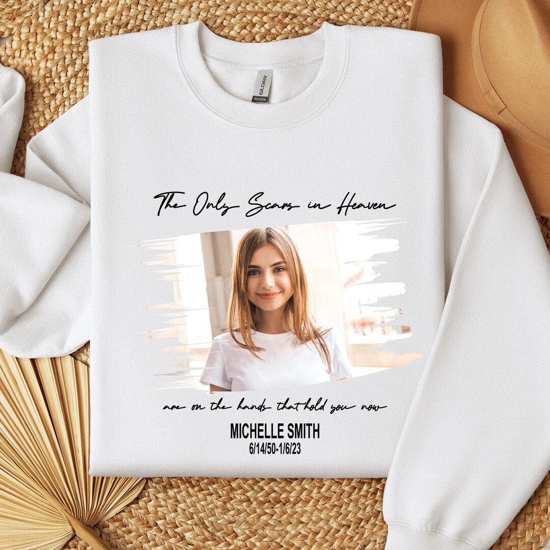 Custom Memorial Photo Sweatshirt,personalized Funeral Photo Sweatshirt ...