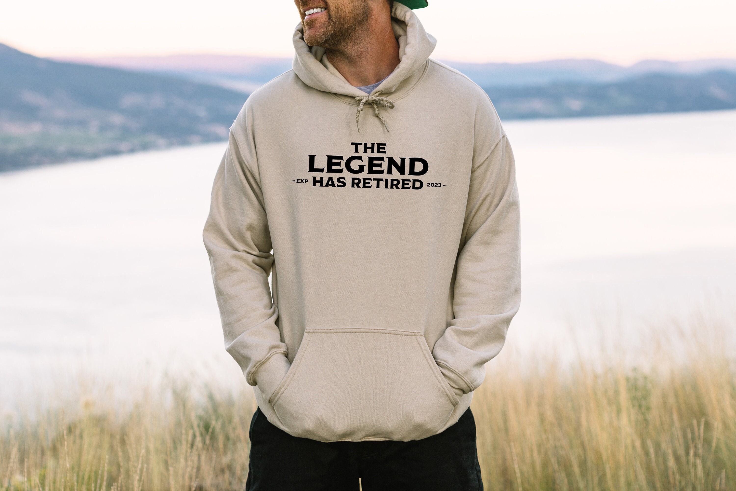 The Legend Has Retired, Retirement Hoodie, Minimal Retirement Hoodie ...