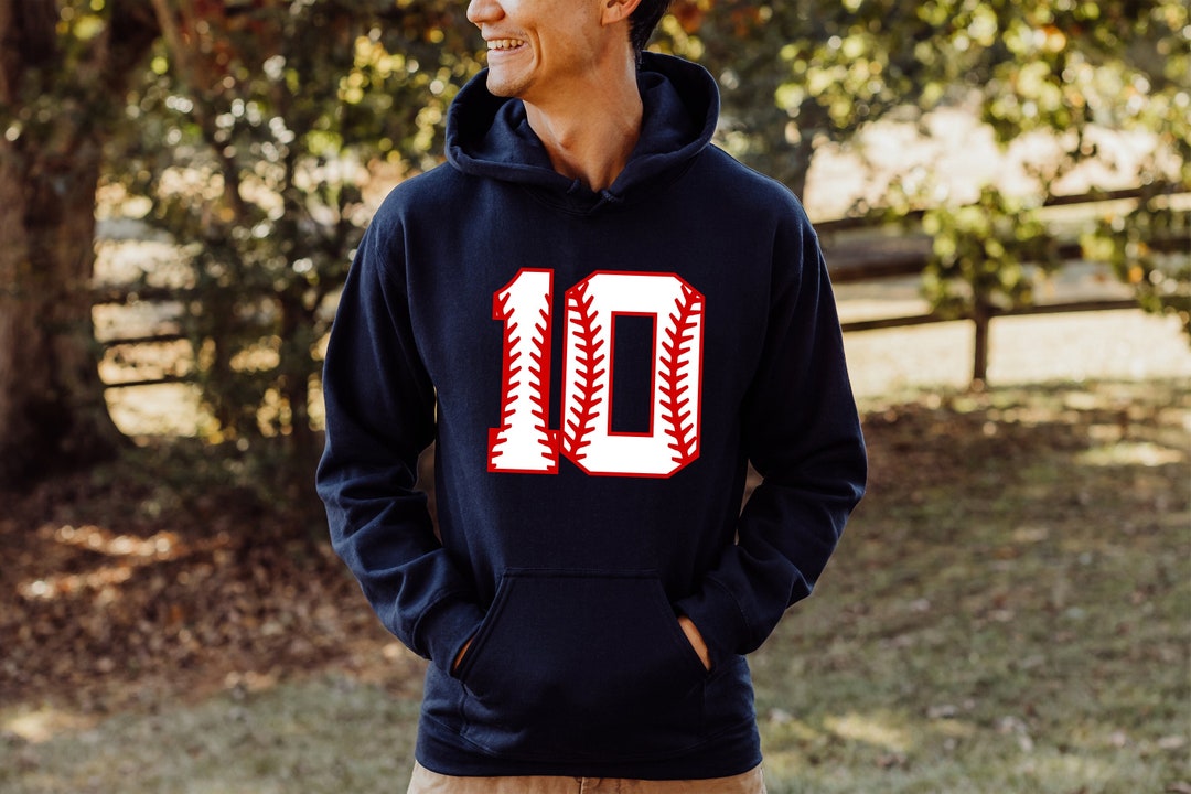 Custom Baseball Numbers Hoodie, Personalized Baseball Hoodies, Custom ...