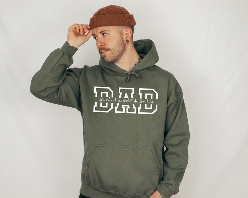 Personalized Dad Hoodies Custom Dada Hoodie Dad Hoodie With - Etsy