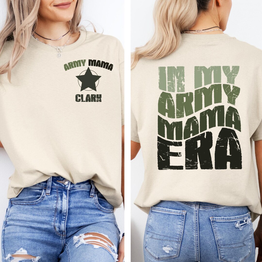 Proud Army Mama Shirt,in My Army Mama Era Shirt, Military Mom Shirt ...