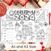 Christmas Activity Placemat, Christmas Colouring Placemat, Printable ...