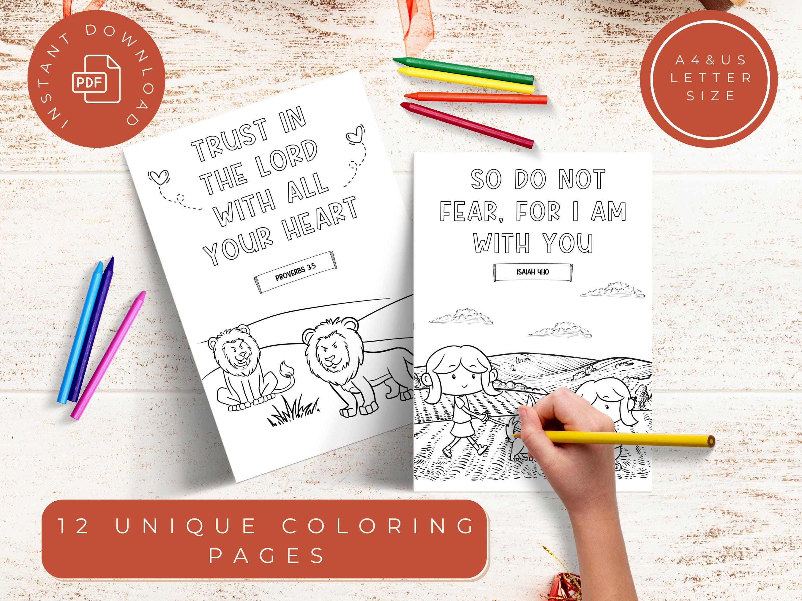 Sunday School Coloring Pages, Bible Verse Printable, Christian Bible ...