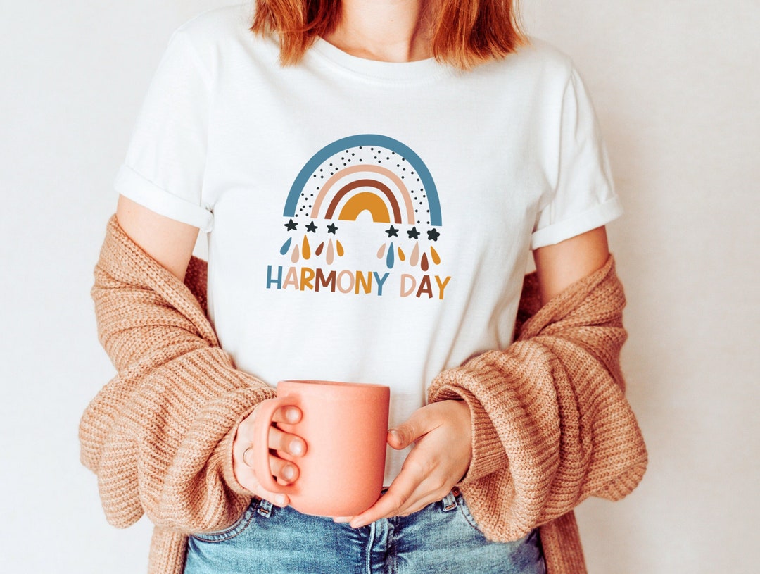 Harmony Day T-shirt, Harmony Day 21st March, Orange Harmony Day T-shirt ...