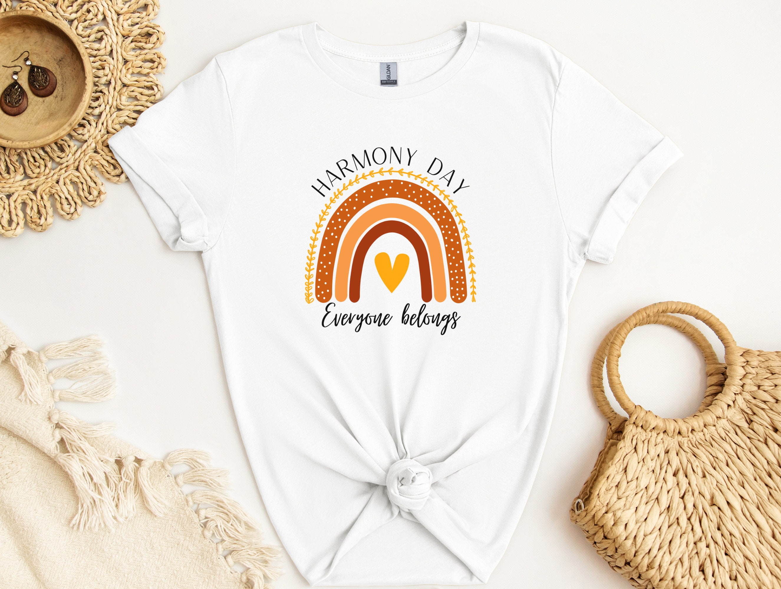 Harmony Day T-shirt, Harmony Day 21st March, Orange Harmony Day T-shirt ...