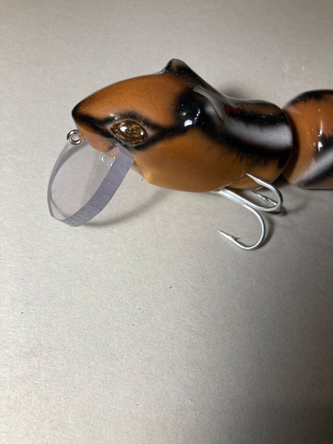 Custom Fishing Lure Hand Made Hand Painted Swimbait the Bandit Chipmunk ...